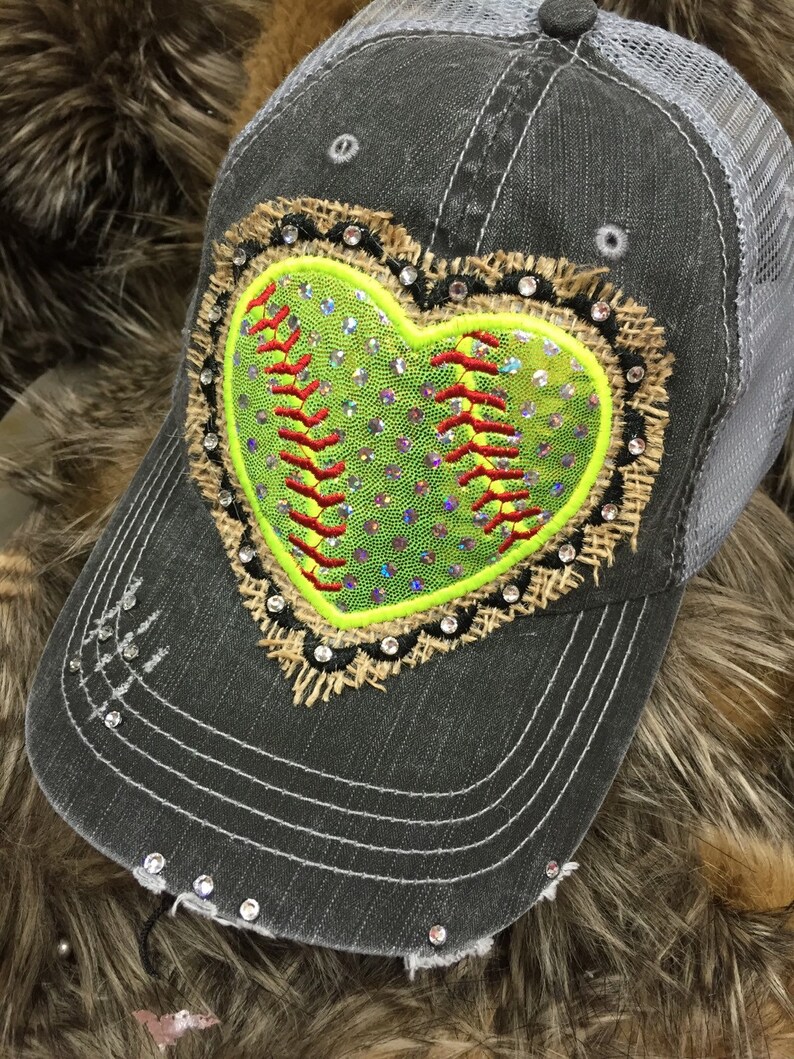 Sports heart cap | Etsy