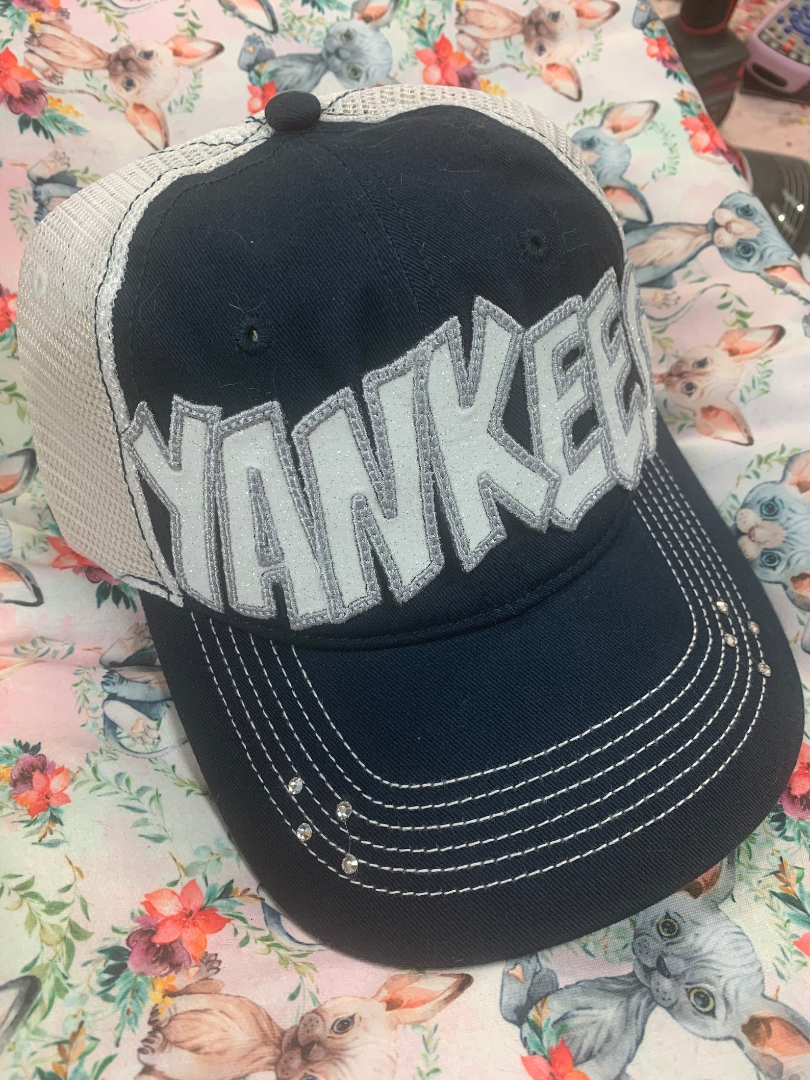 Yankees hat | Etsy