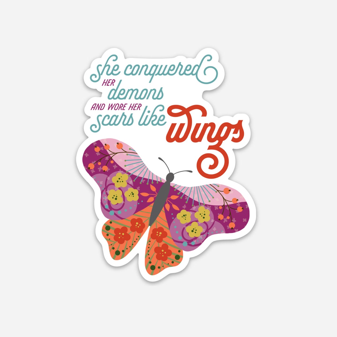 Badass Butterfly: She Wore Her Scars Like Wings. - Etsy
