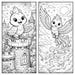 Dragons & Unicorns Coloring Pages | Fantasy Creatures Coloring Book for ...