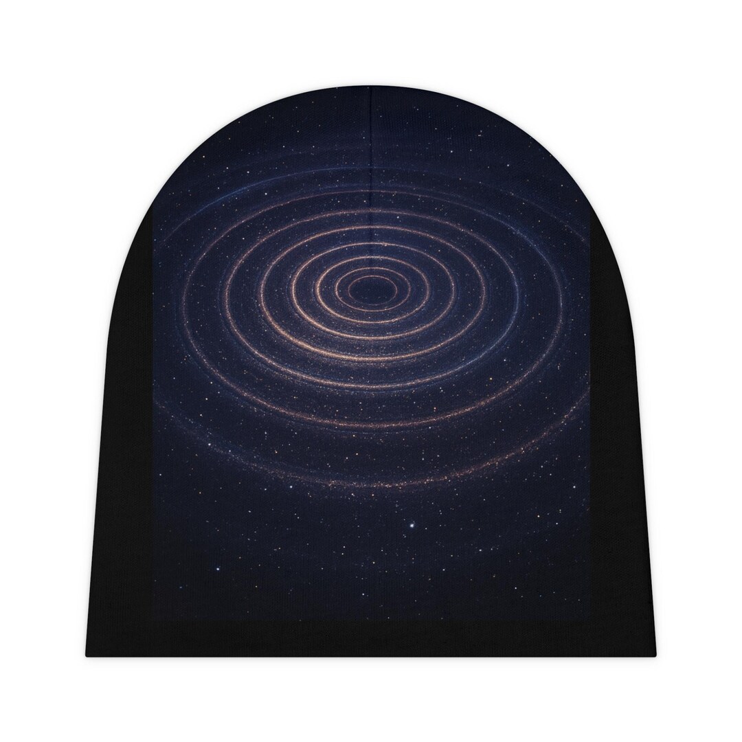 Galaxy Spiral Rings Baby Beanie | Space Nebula Infant Hat - Etsy