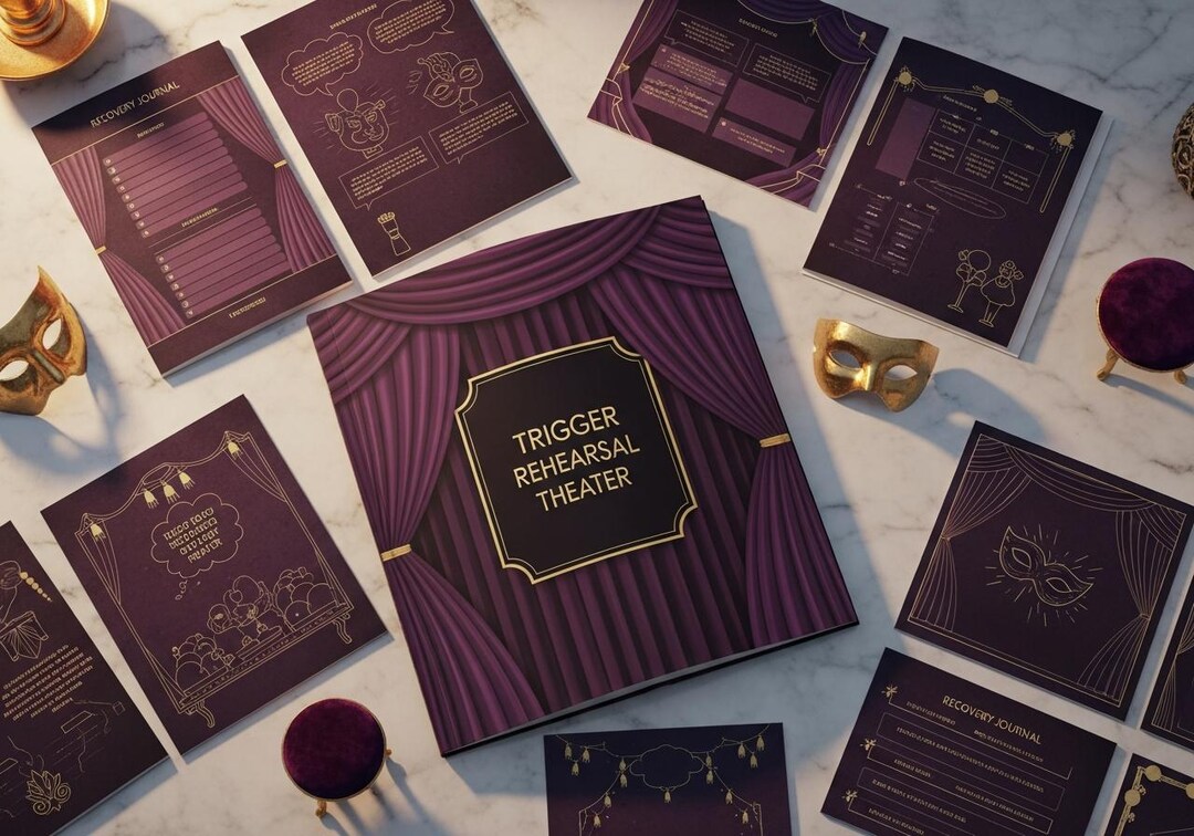 Trigger Rehearsal Theater | Recovery Workbook Printable | Sobriety ...