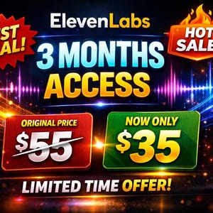 Elevenlabs Creator Plan – 3 Months Access | AI Voice Generation ...