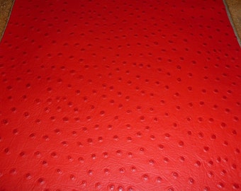 Bright red leather | Etsy