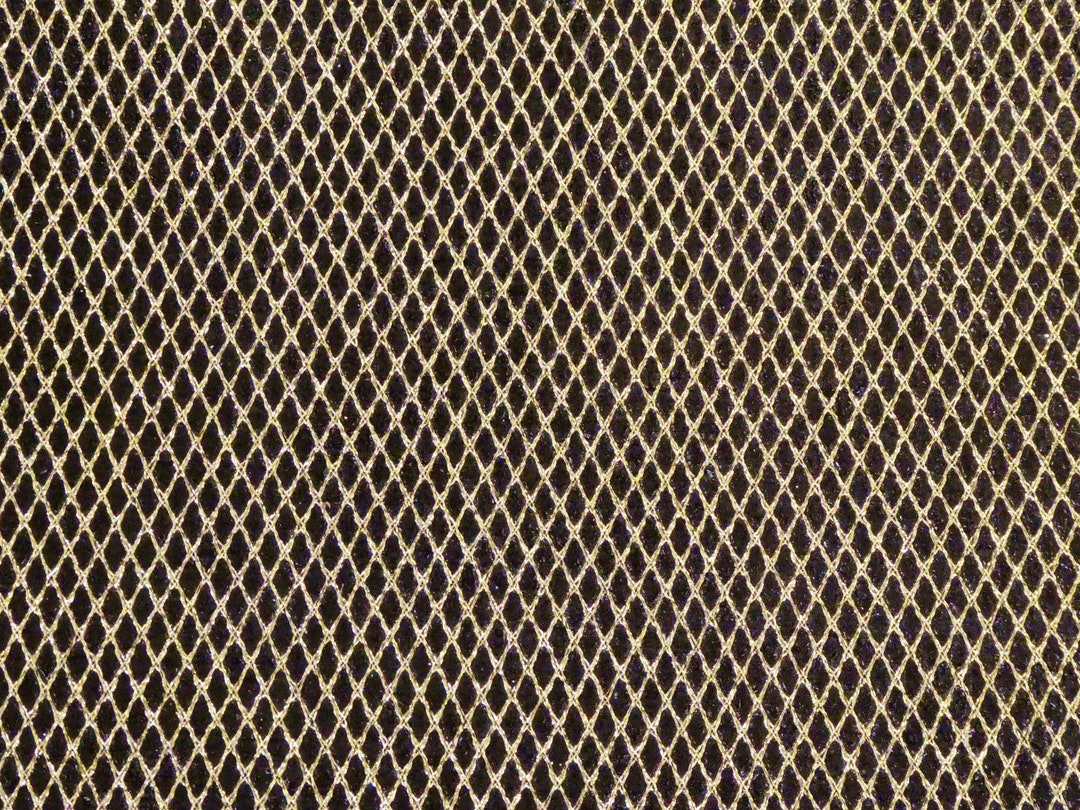 Cork 8x10 GOLD Metallic MESH on BLACK Birch Cork Applied to Leather ...