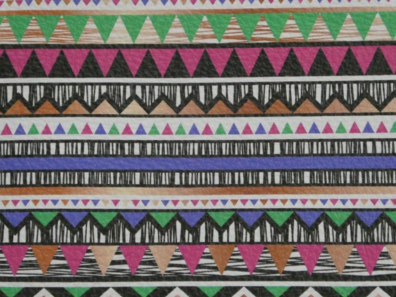 Leather 12x12 AZTEC 2 Green Hot Pink Black PURPLE - Etsy