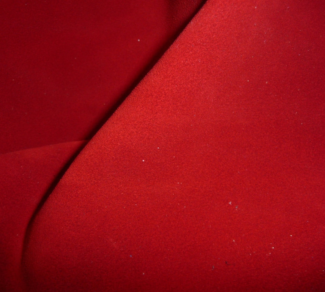 Suede Leather 8"x10" RED Suede Garment Grade Cowhide 3.5-3.75 Oz / 1.4 ...