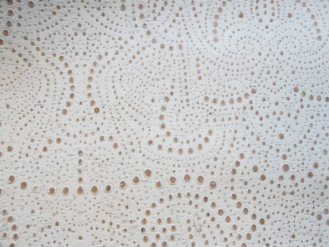 Cork 12x12 WHITE WASH MOONS With Tan Dots and Tiny - Etsy