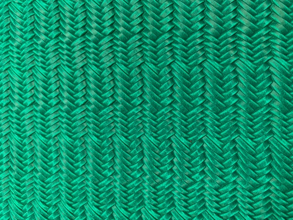 Braided Fishtail 8x10 EMERALD / JADE Green Italian - Etsy