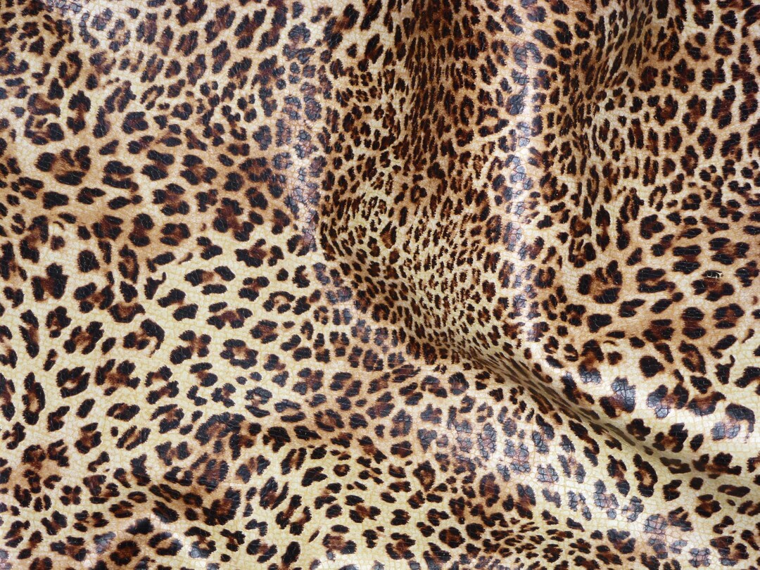 Leopard 3-4-5 or 6 Sq Ft Banana Leopard Print on BANANA YELLOW Grain ...