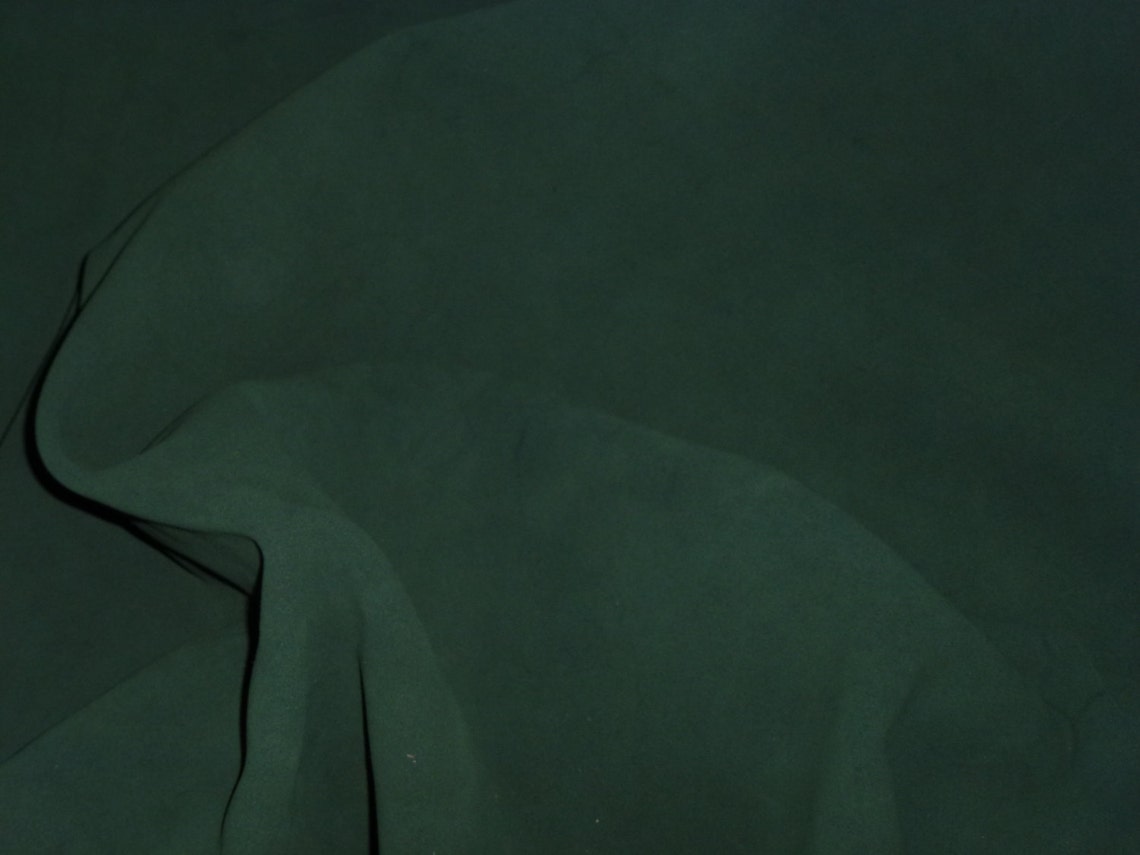 Suede 12x12 FOREST GREEN Suede Cowhide Leather - Etsy