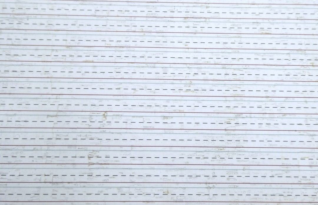 NEW Version Cork 8"x10" School Writing TABLET Paper Look Applied to a ...