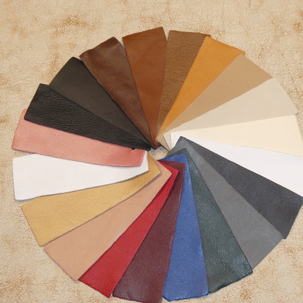 Black Leather Swatches - Etsy