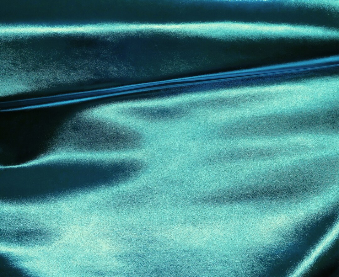 Smooth Metallic 12"x12" TURQUOISE Blue Foil Cowhide Leather 2.5 Oz / 1. ...