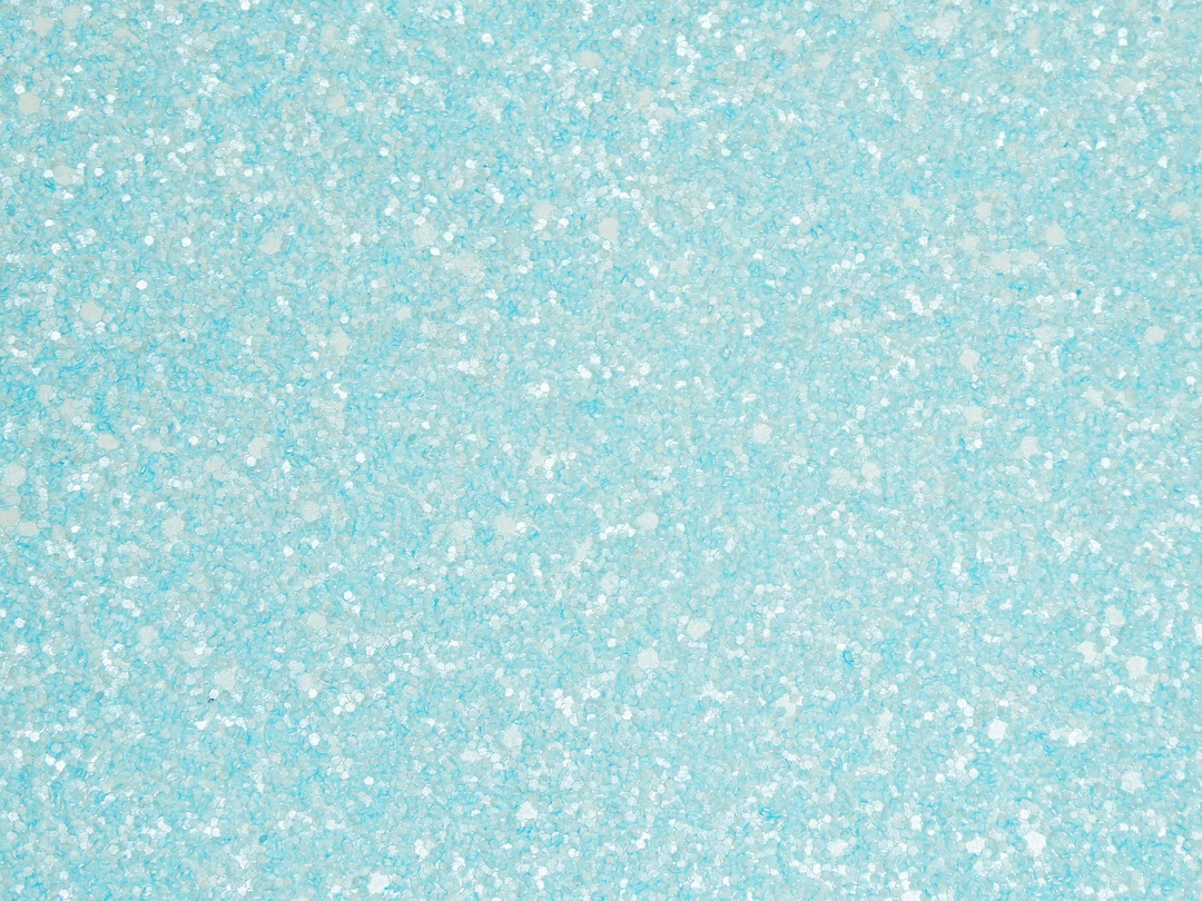Chunky Glitter 8"x10" POWDER Blue Metallic Fabric Applied to THICK ...