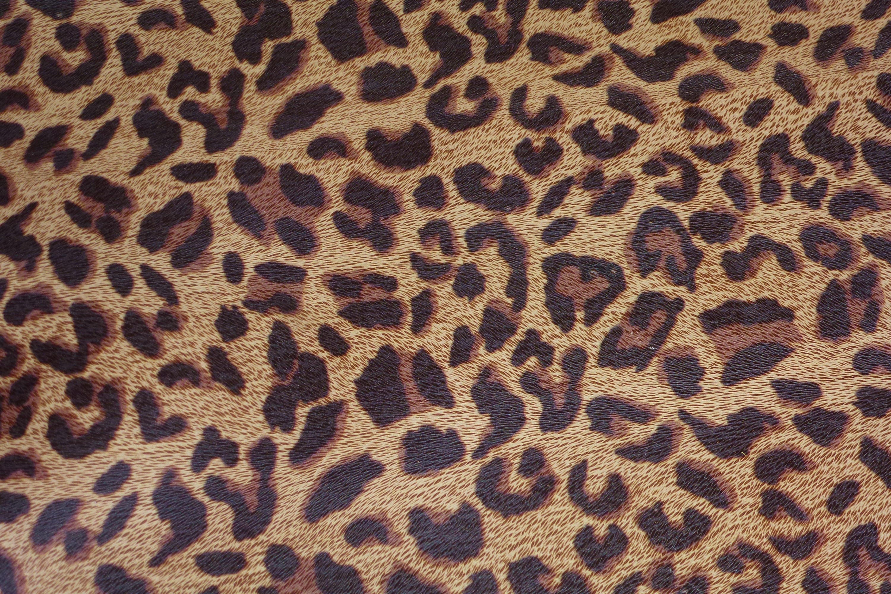 Leather Various Sizes BURNT UMBER Large Cheetah Print Not Hair - Etsy
