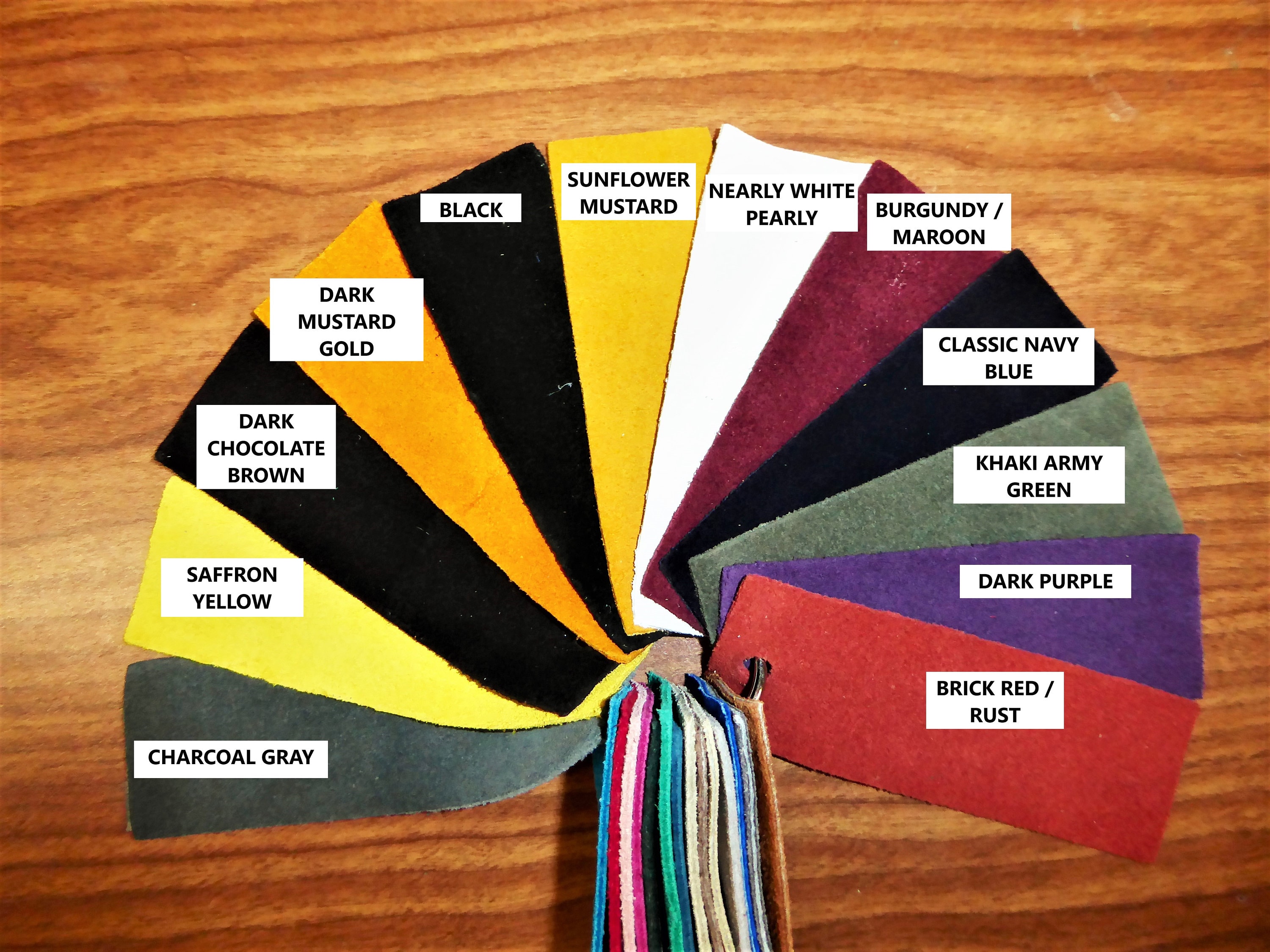 Suede Leather 5x11 Various Colors to Choose read - Etsy