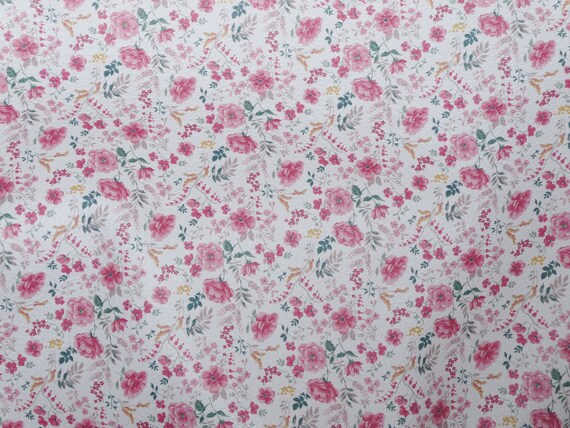 Leather 5x11 Field of Pink Mini AZALEAS on WHITE | Etsy