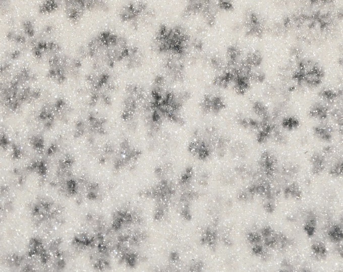 Fine GLITTER 12"x12" It's a BLIZZARD / Snow Storm Metallic Fabric ...