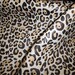 Leather 3-4-5 or 6 Sq Ft Almond LARGE Cheetah / Leopard Print Grain NOT ...