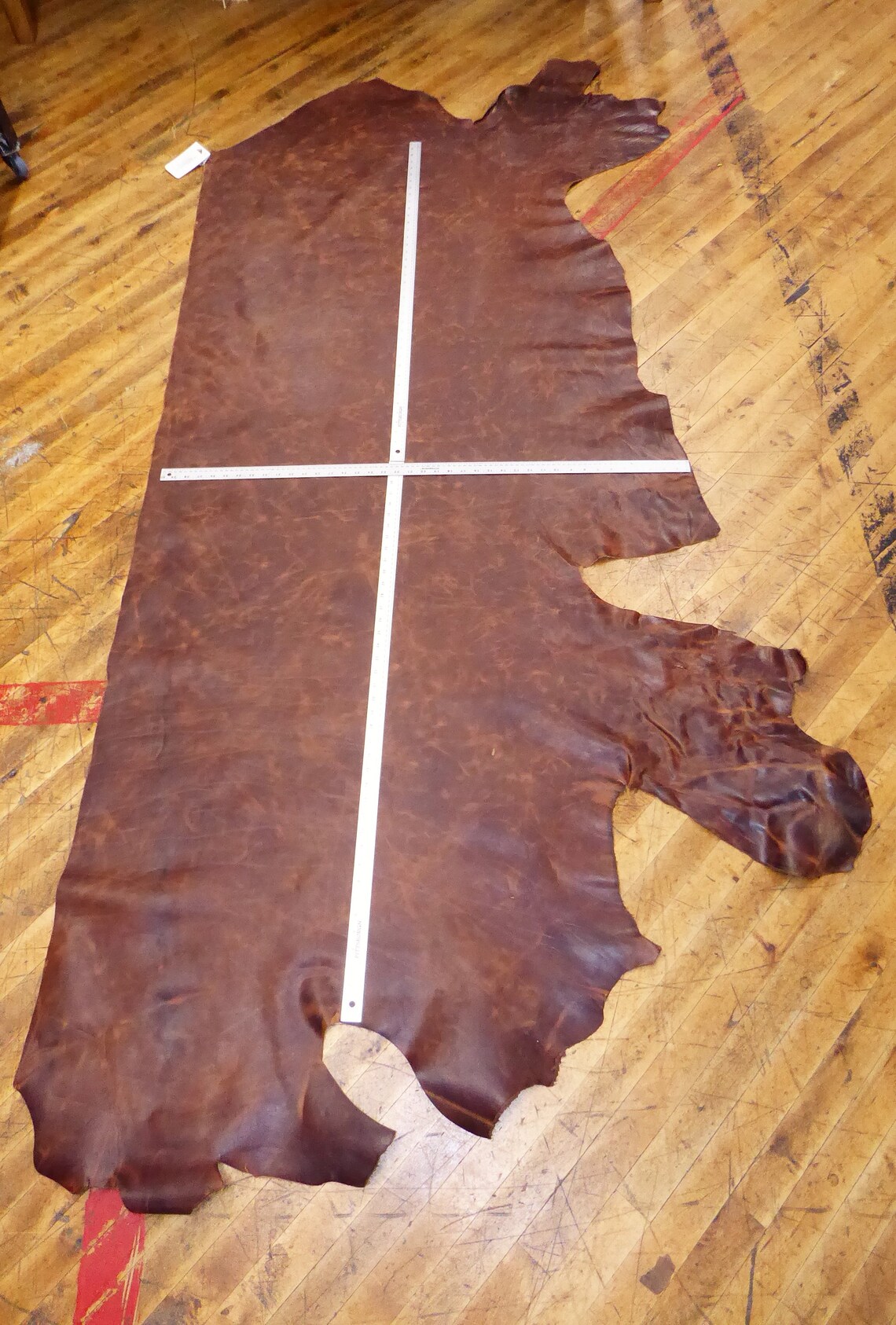 Pull up Leather 3-4-5 Sq Ft Matte AGED BRANDY More Distressed - Etsy