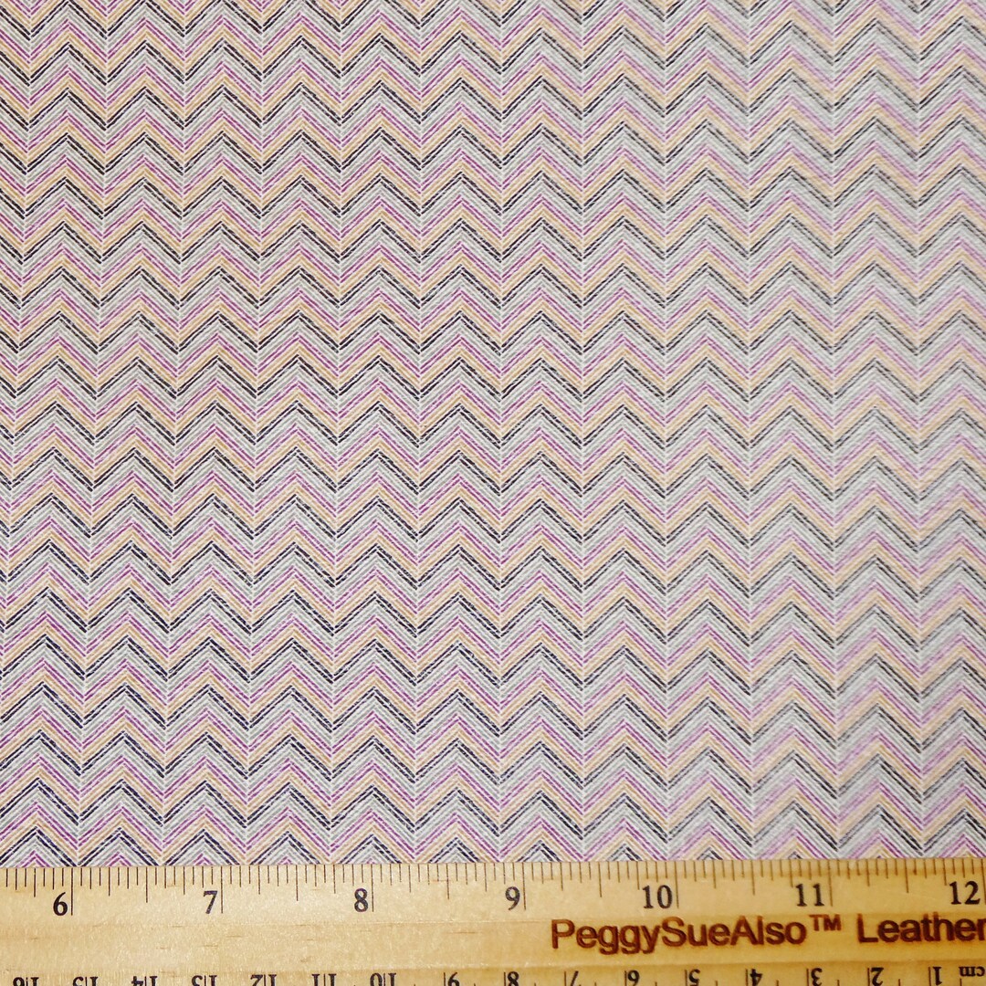 CHEVRON 2 Piece 4"x6" Multicolored Pattern Gray Purple Black Flesh ...