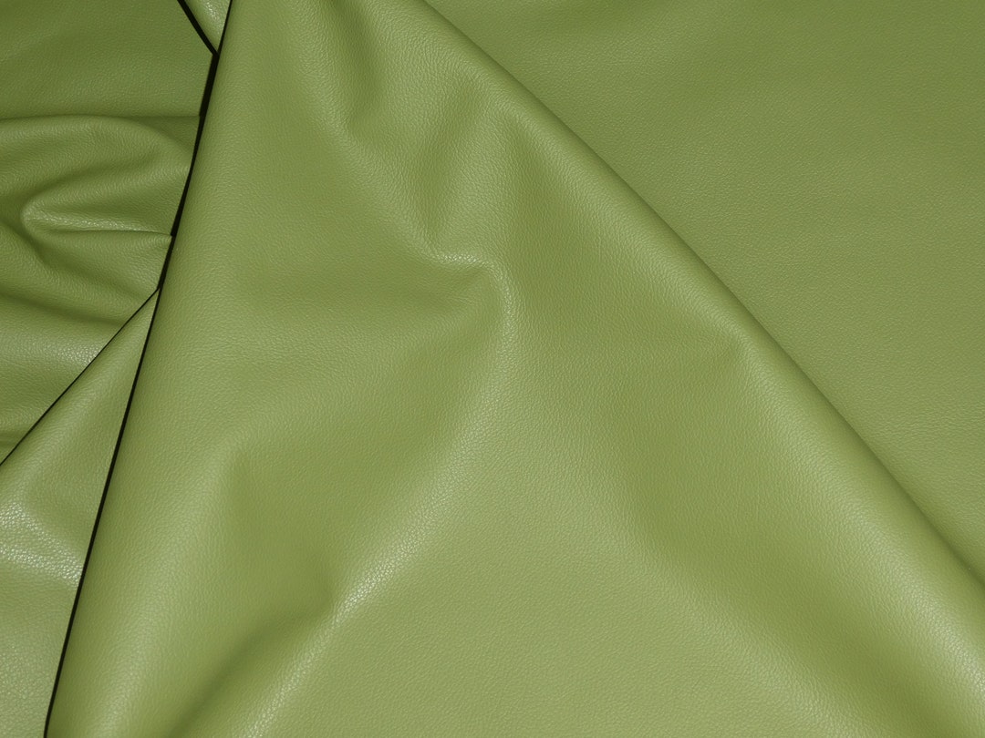 Divine 8"x10" AVOCADO Green Top Grain Cowhide Leather 2.5oz/ 1mm ...