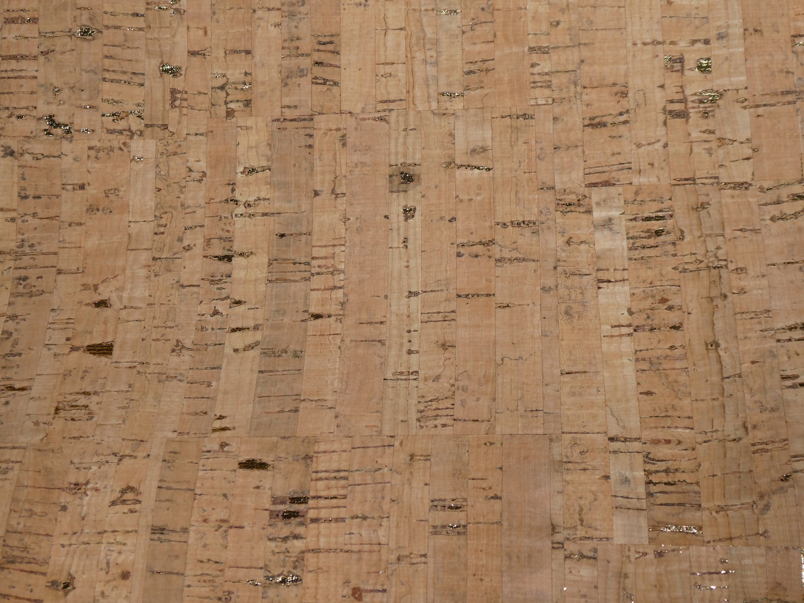 Cork 3-4-5 or 6 Sq Ft CORK W/ Gold Metallic Accents Applied to - Etsy