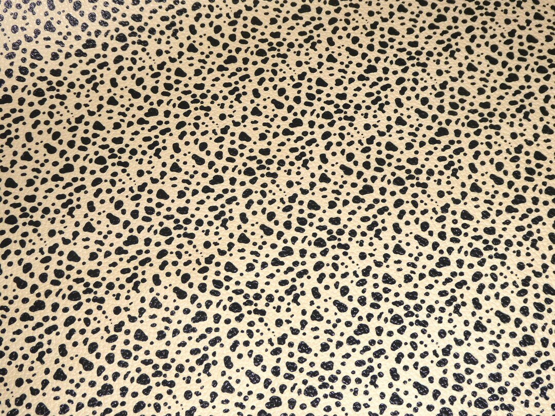 Limited Leather 8"x10" Small Black ANIMAL Spots on BUFF (vanilla ...