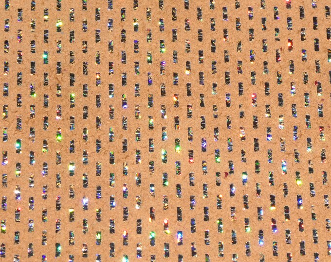 Leather 8x10 Halo SILVER Metallic Dashes on Willow Tan Divine 2.25-2.5 ...