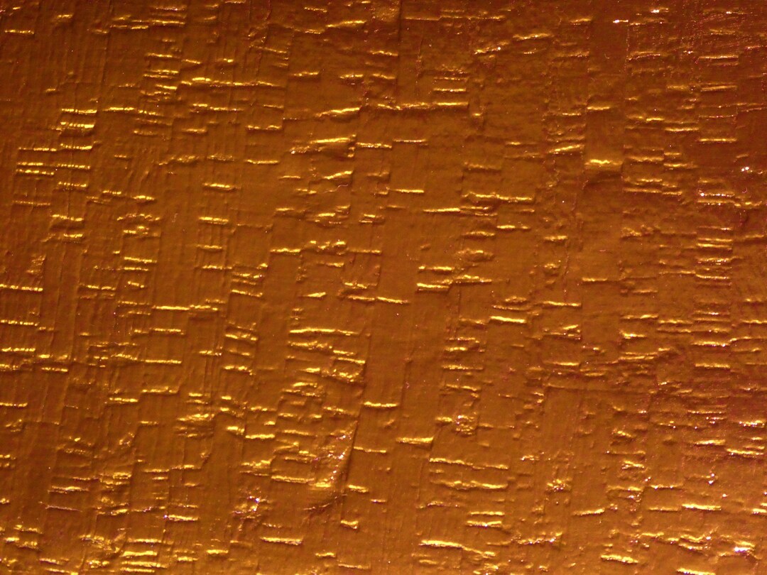 Metallic Cork 12"x12" Solid BRONZE Metallic Applied to Cork on Cowhide ...