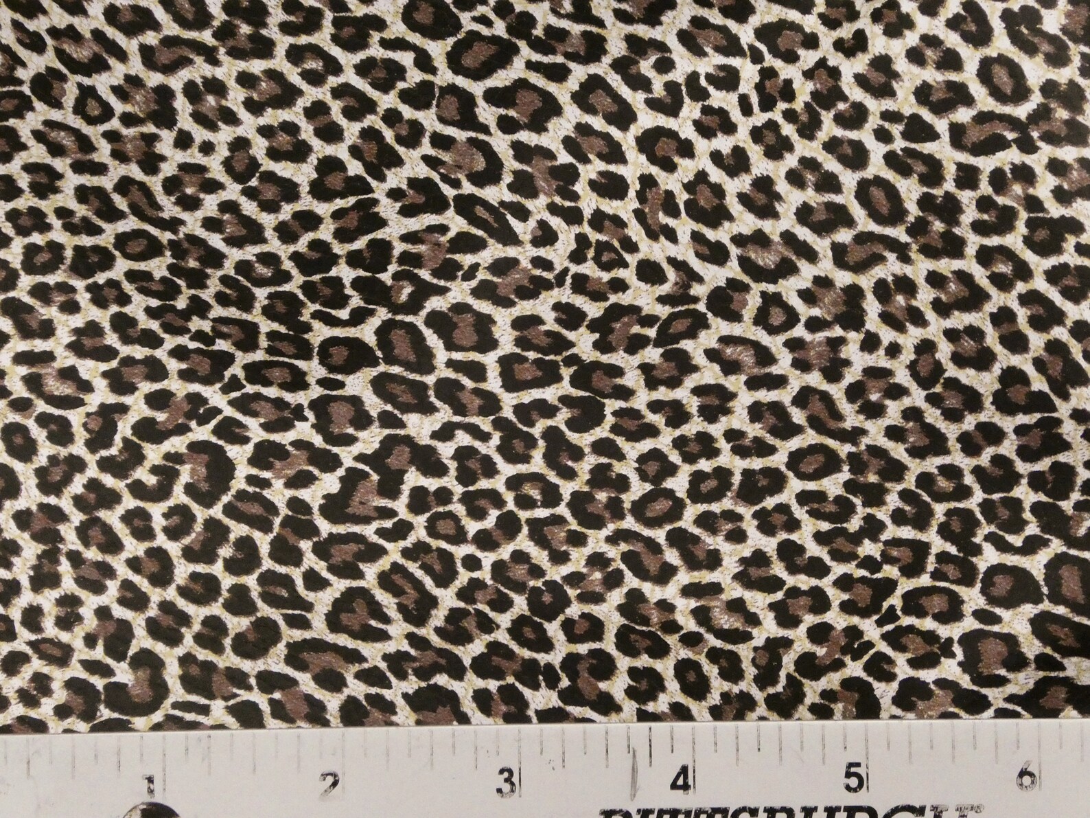 Cheetah Print 2 Pieces 4"x6" BABY Chocolate Brown / Leopard on Banana ...