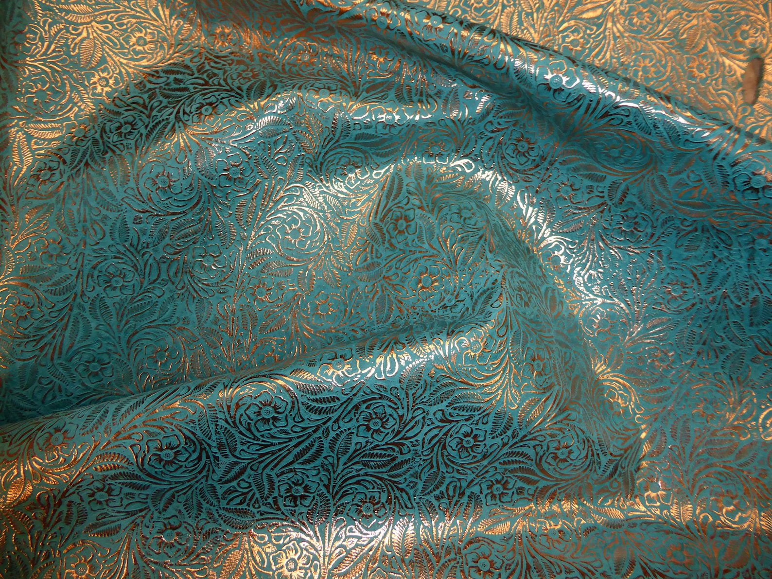 Leather 12x12 Garibaldi Rose ROSE GOLD Metallic on - Etsy