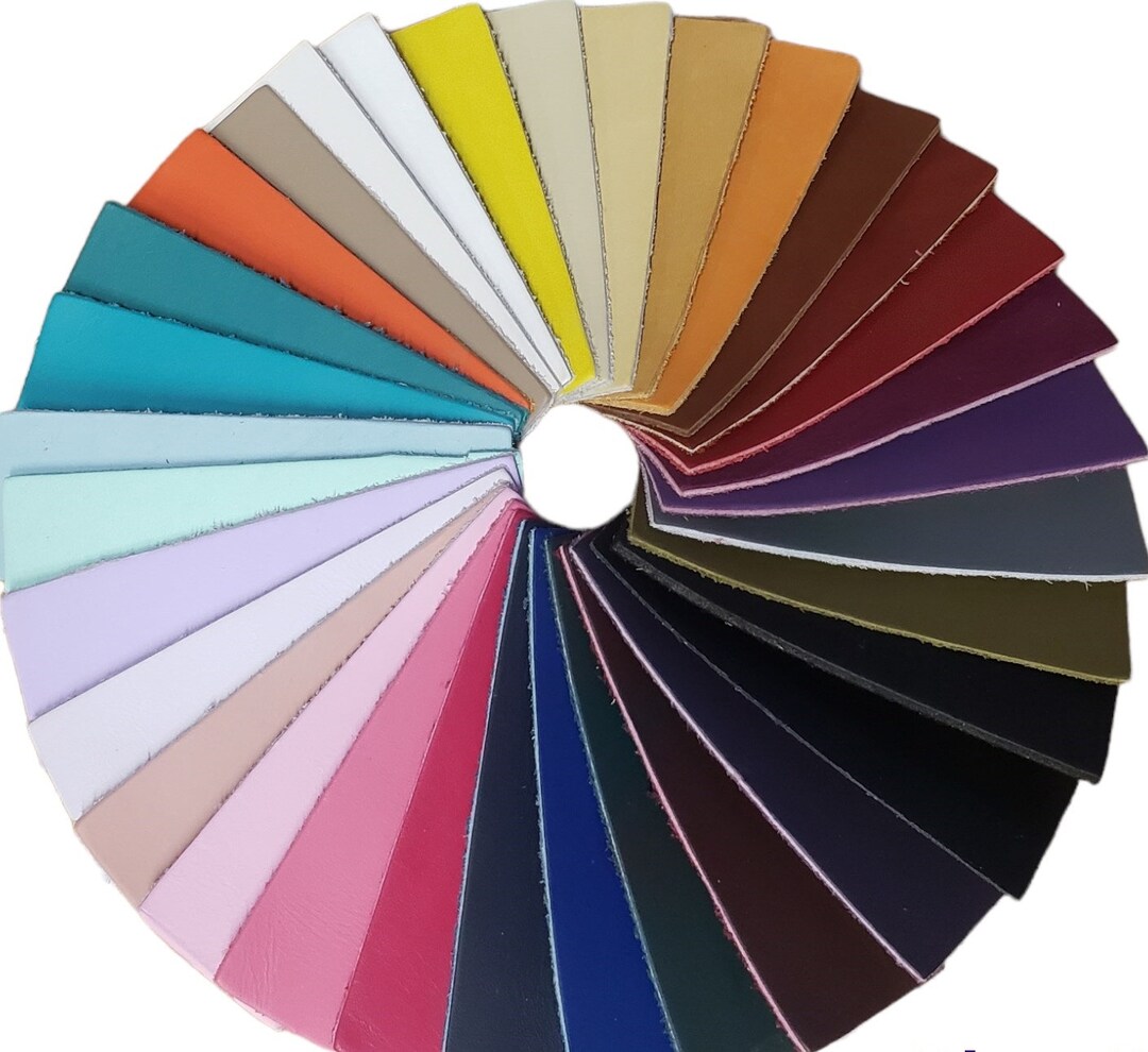 33 Colors BABY CHOPPER PACK 4x6 Leather, Thick, Slightly Firm, Not Soft ...