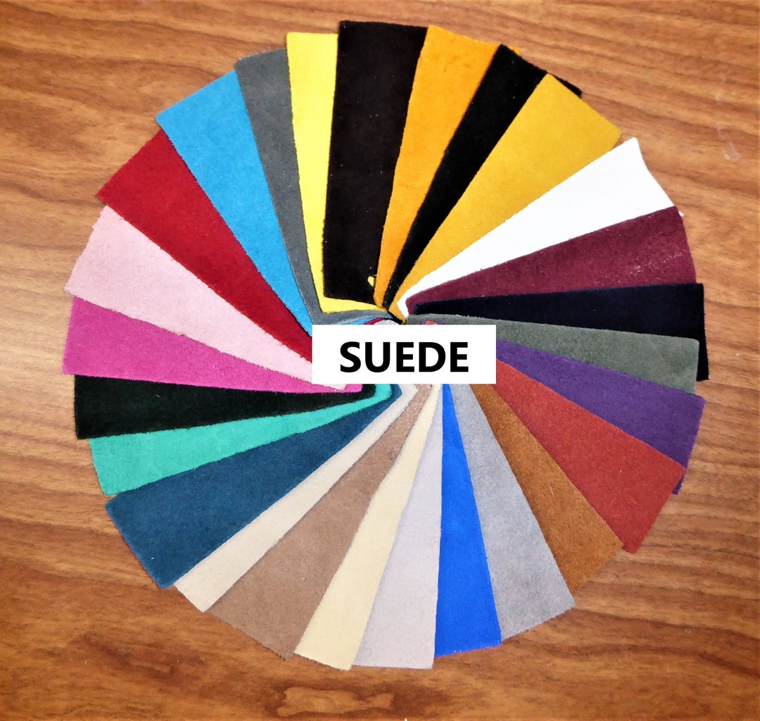 Suede Leather 5"x11" Various Colors to Choose (read Description) From ...