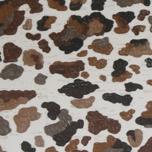 Cork 8"x10" WESTERN COW Spotted With Several Shades of Brown Cork ...