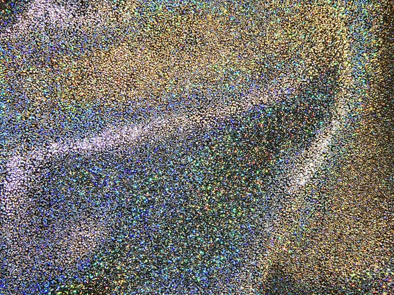 Sparkle 12x12 Iridescent Halo on BLACK Pebbled - Etsy