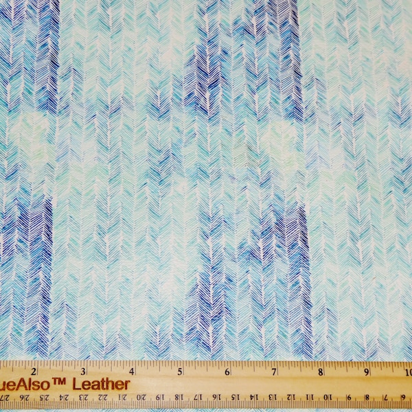 Aqua Chevron Sheet - Etsy