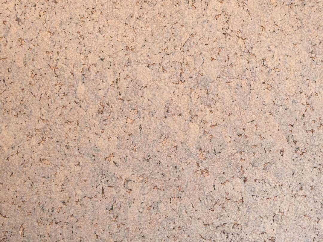 Cork 8"x10" Marbled BARELY CREAMY PINK Slightly Pearlized Applied to ...