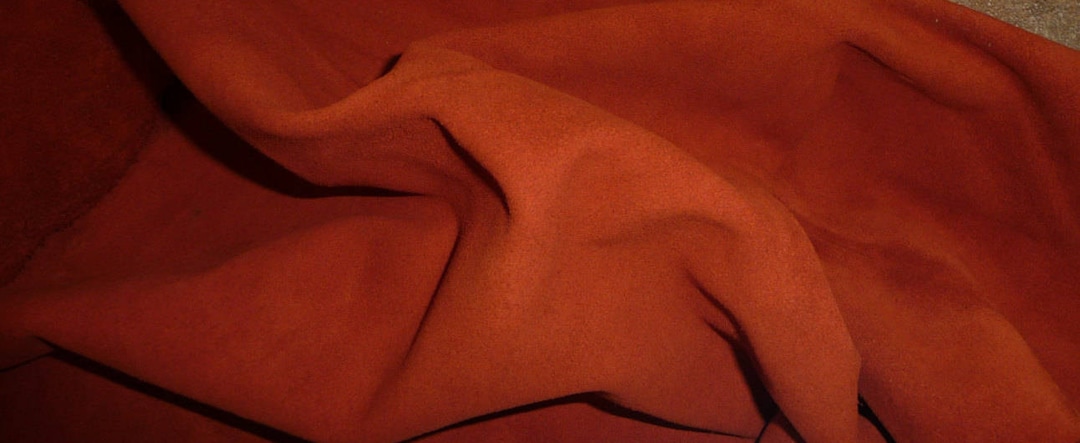 Suede 5"x11" AUBURN / Rust Cowhide Leather 3.5-4 Oz / 1.4-1.6 Mm ...