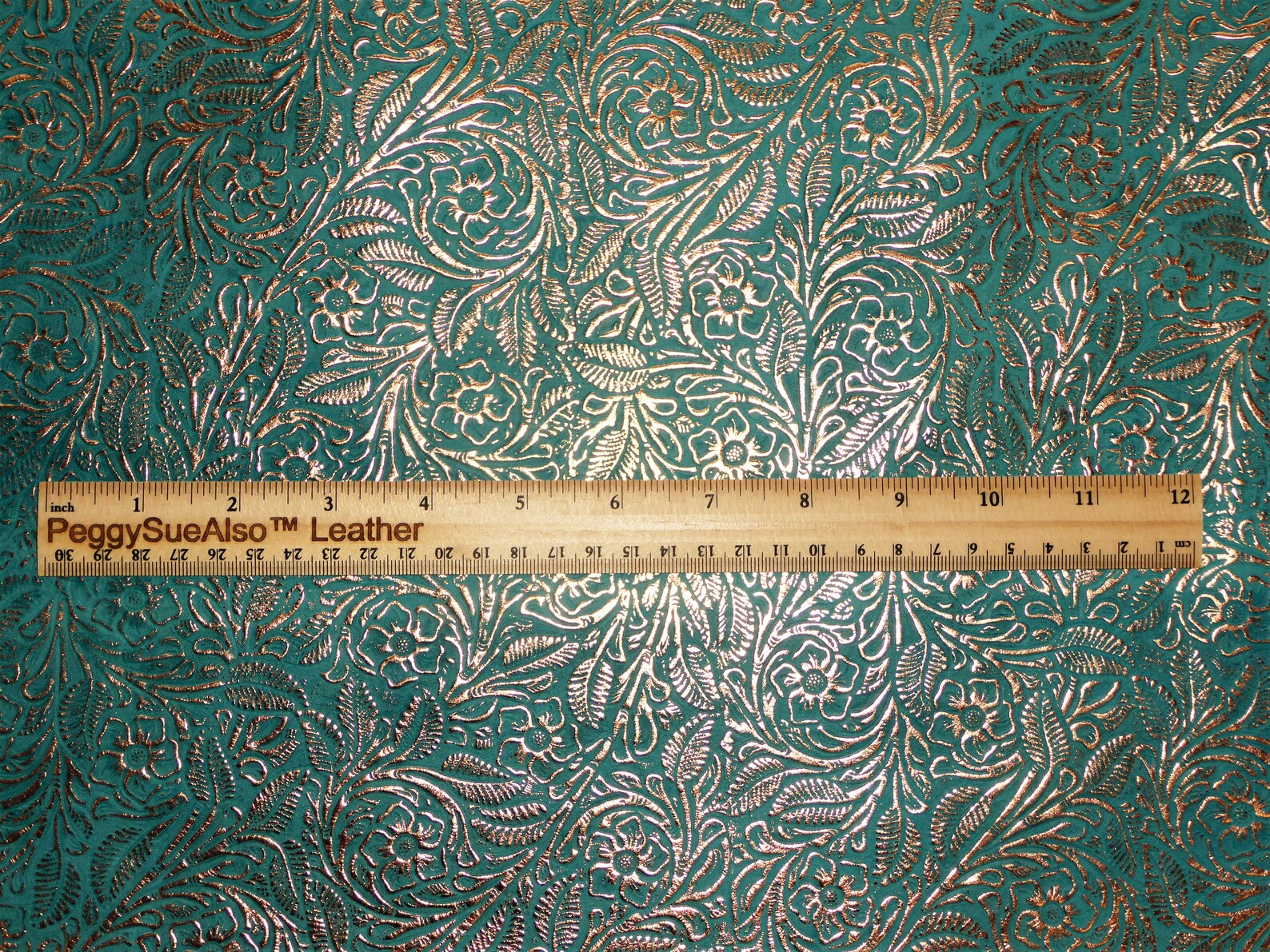 Leather 12x12 Garibaldi Rose ROSE GOLD Metallic on - Etsy