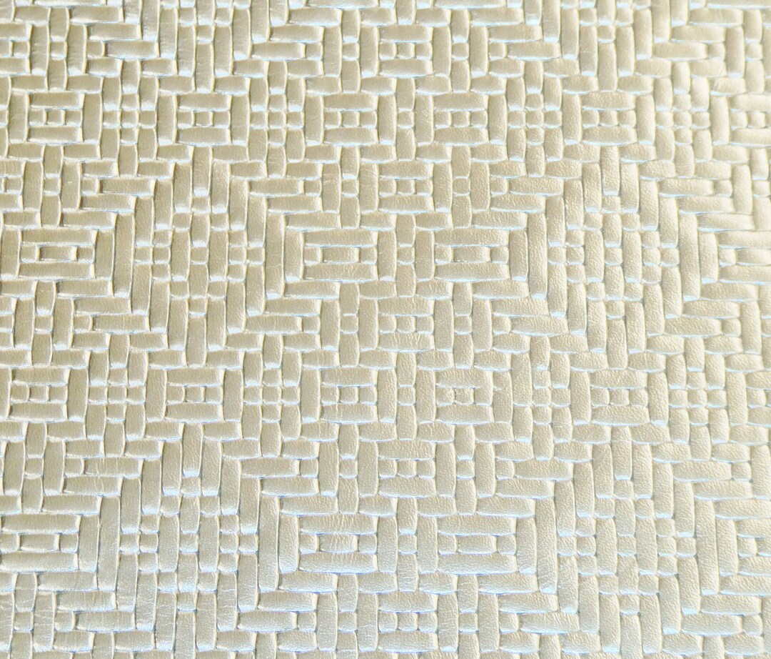 Diamond Weave 8"x10" PLATINUM Metallic Embossed on Our Riviera ...