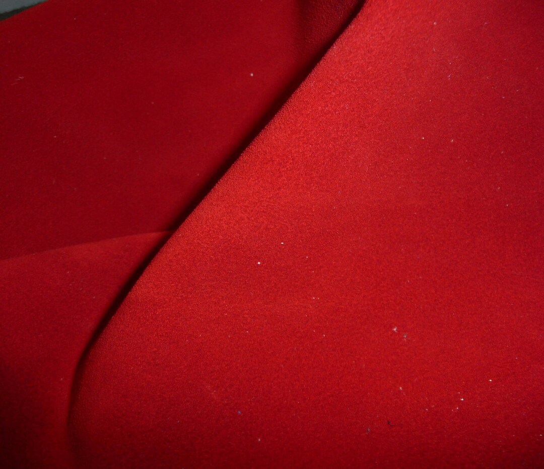 Suede Leather 12"x12" RED Suede Garment Grade Cowhide 3.5-3.75 Oz / 1.4 ...
