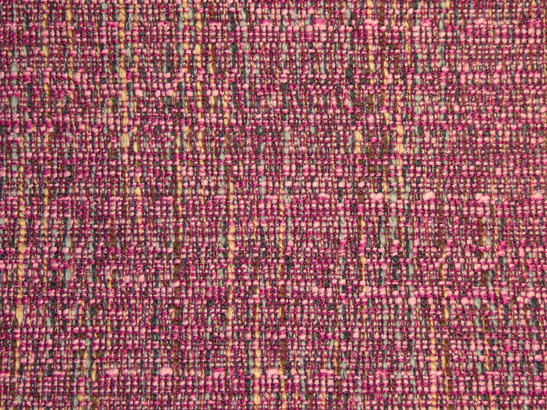 MAGENTA TWEED 2 Pcs 4x6 W/ PINK, Black, Gray, Tan Tweed Fabric Applied ...