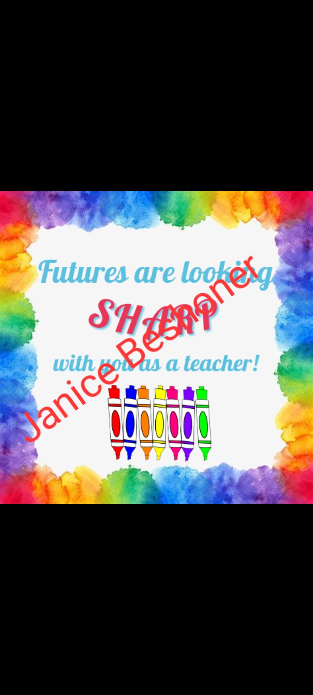 Sharpie Teacher Gift Tag, Appreciation Present (digital) - Etsy
