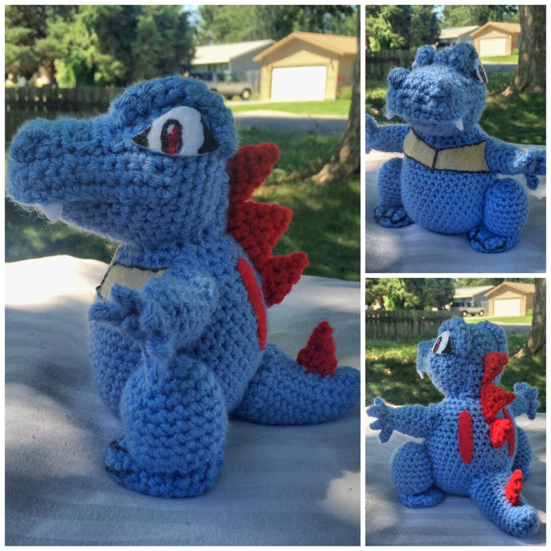 Totodile Crochet Pattern - Etsy