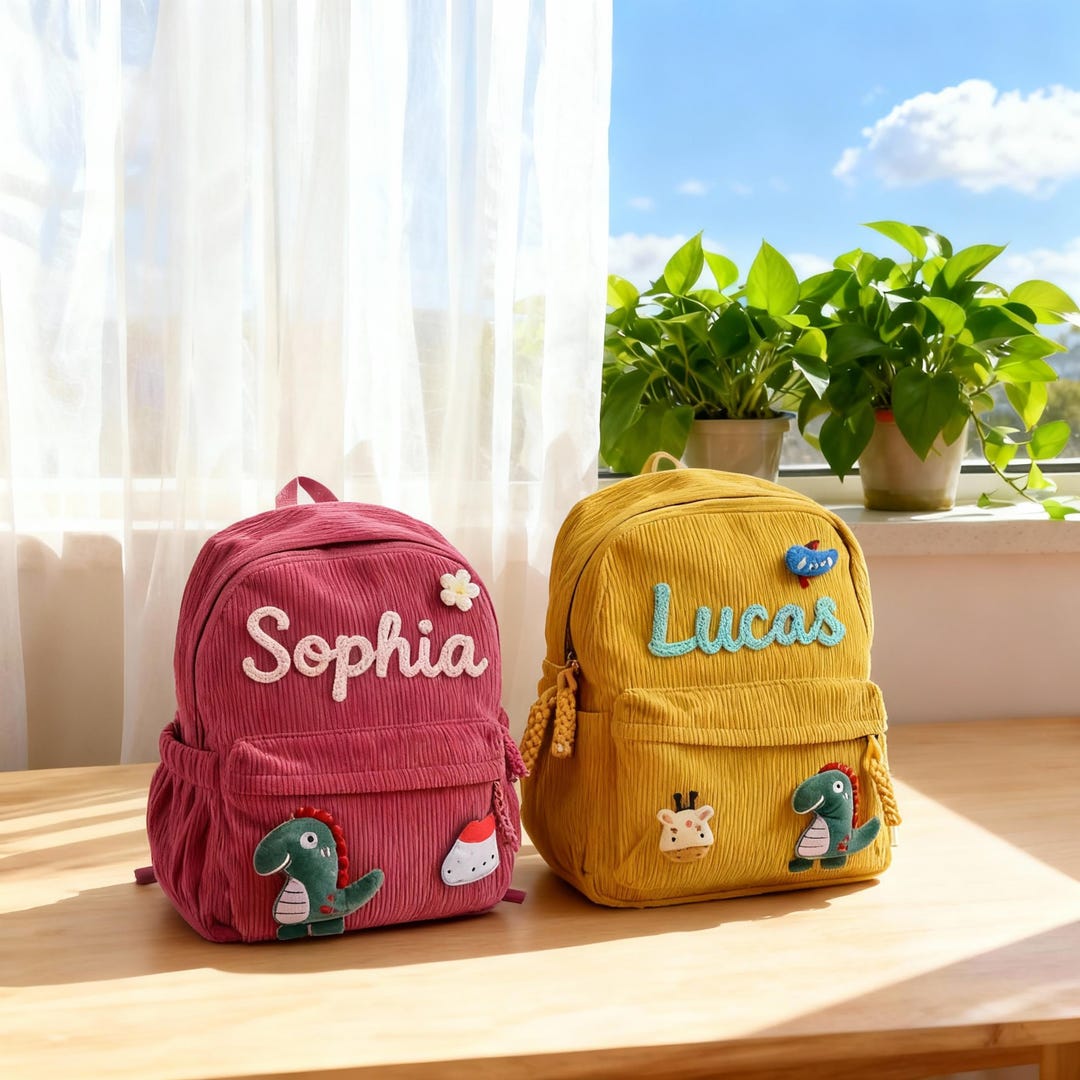 Personalized Toddler Backpack, Name Children's School Bag - Etsy