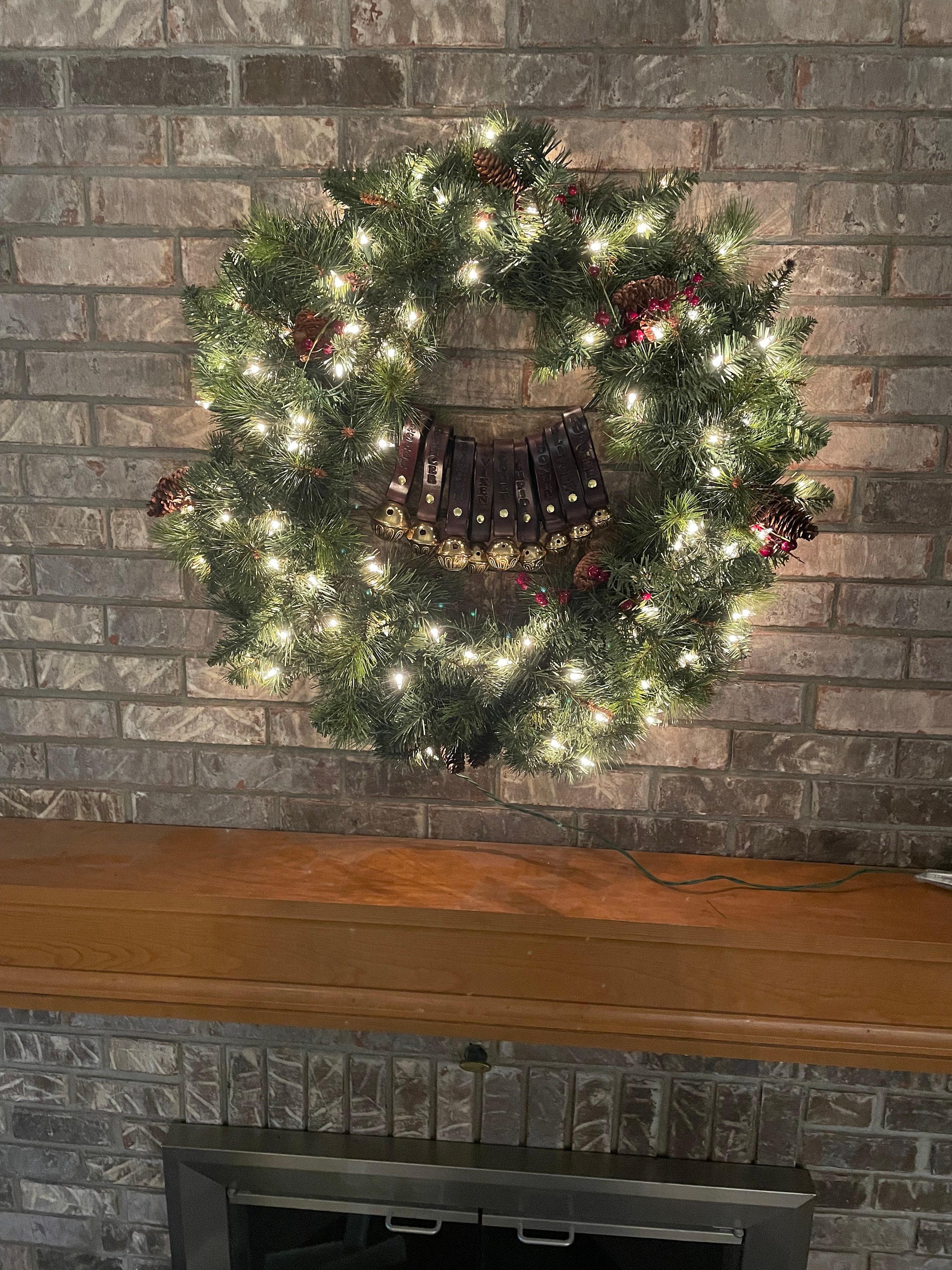 Santa Reindeer Calling Bells (polishedbrass Bells) White Christmas ...