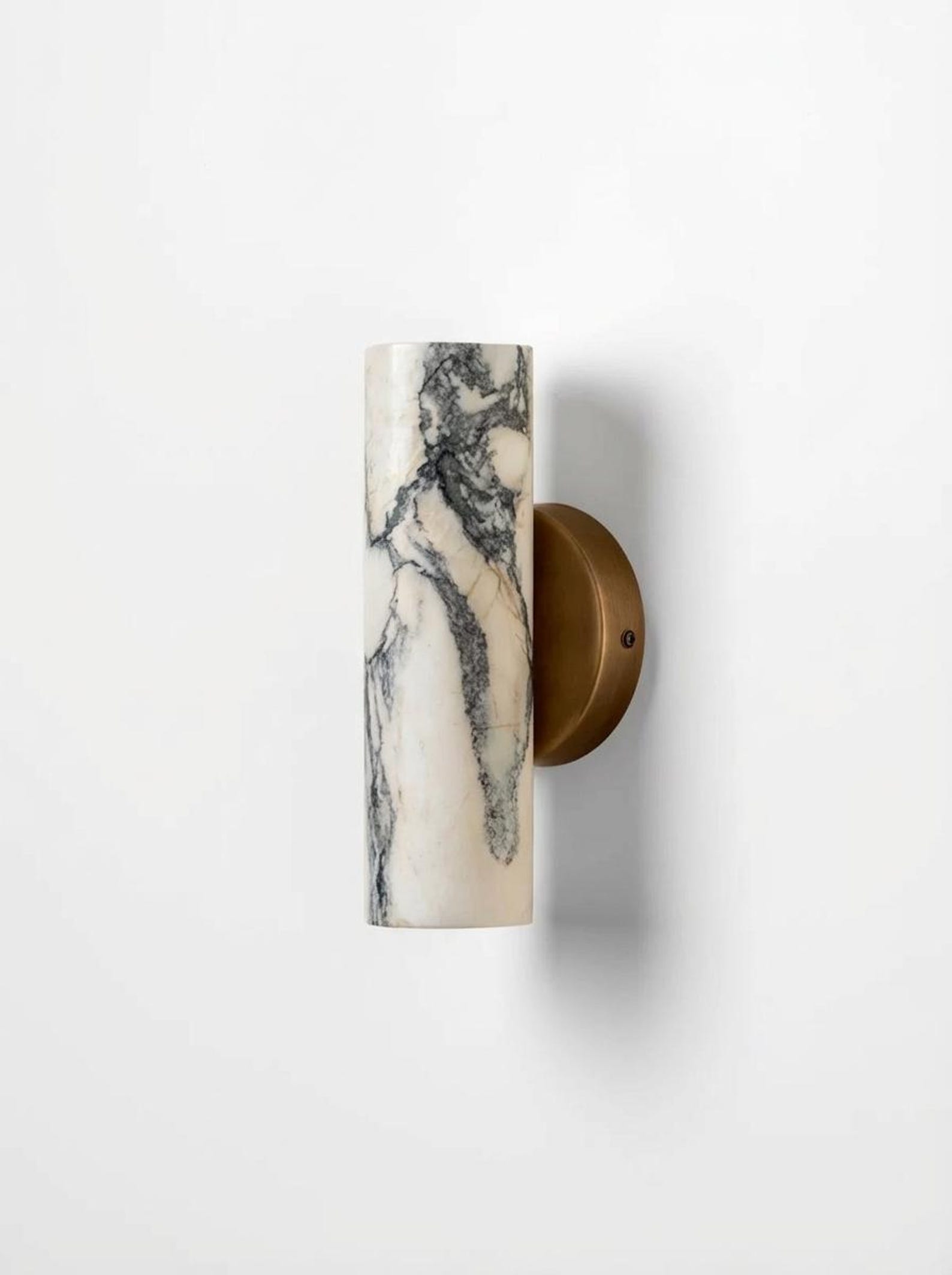 Lumina Marble Pillar Sconce - Etsy