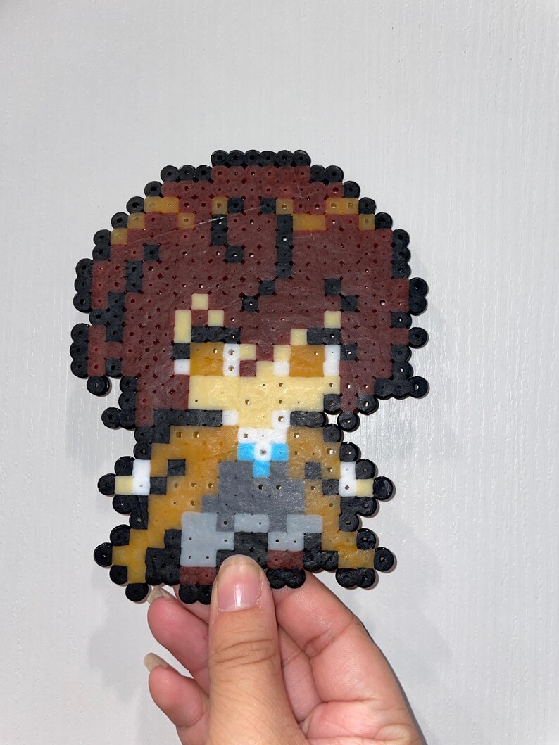 Osamu Dazai Perler Fuse Bead Keychain Magnet BSD Bungo Stray Dogs Anime ...